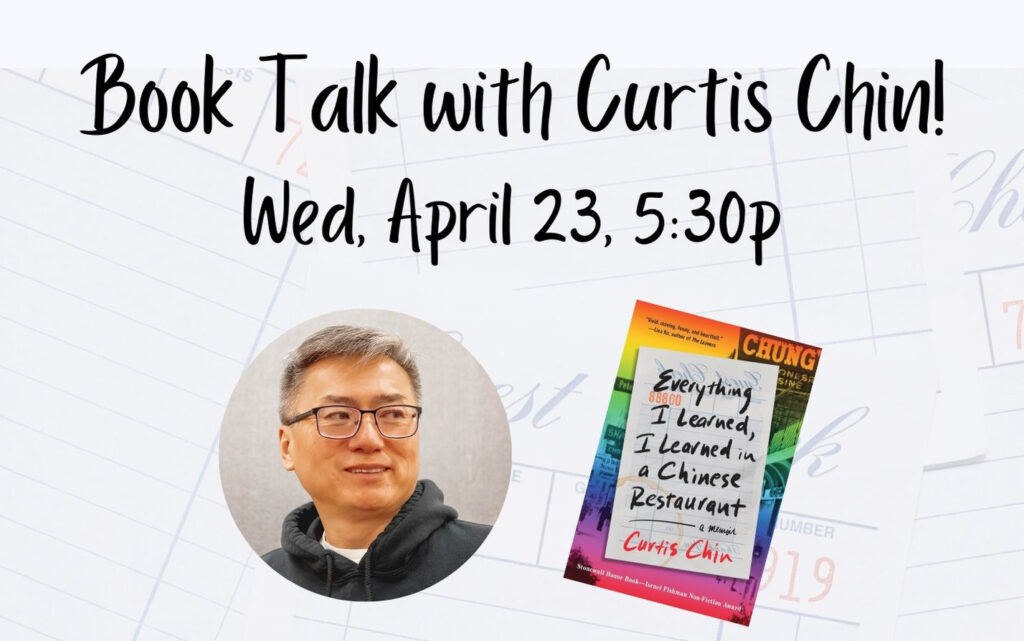 Book Talk with Curtis Chin | CACS Foundation